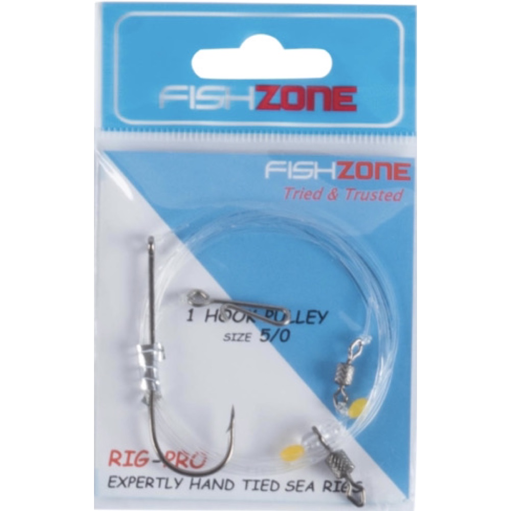 Fishzone 1 Hook Pulley Sea Fishing Rig